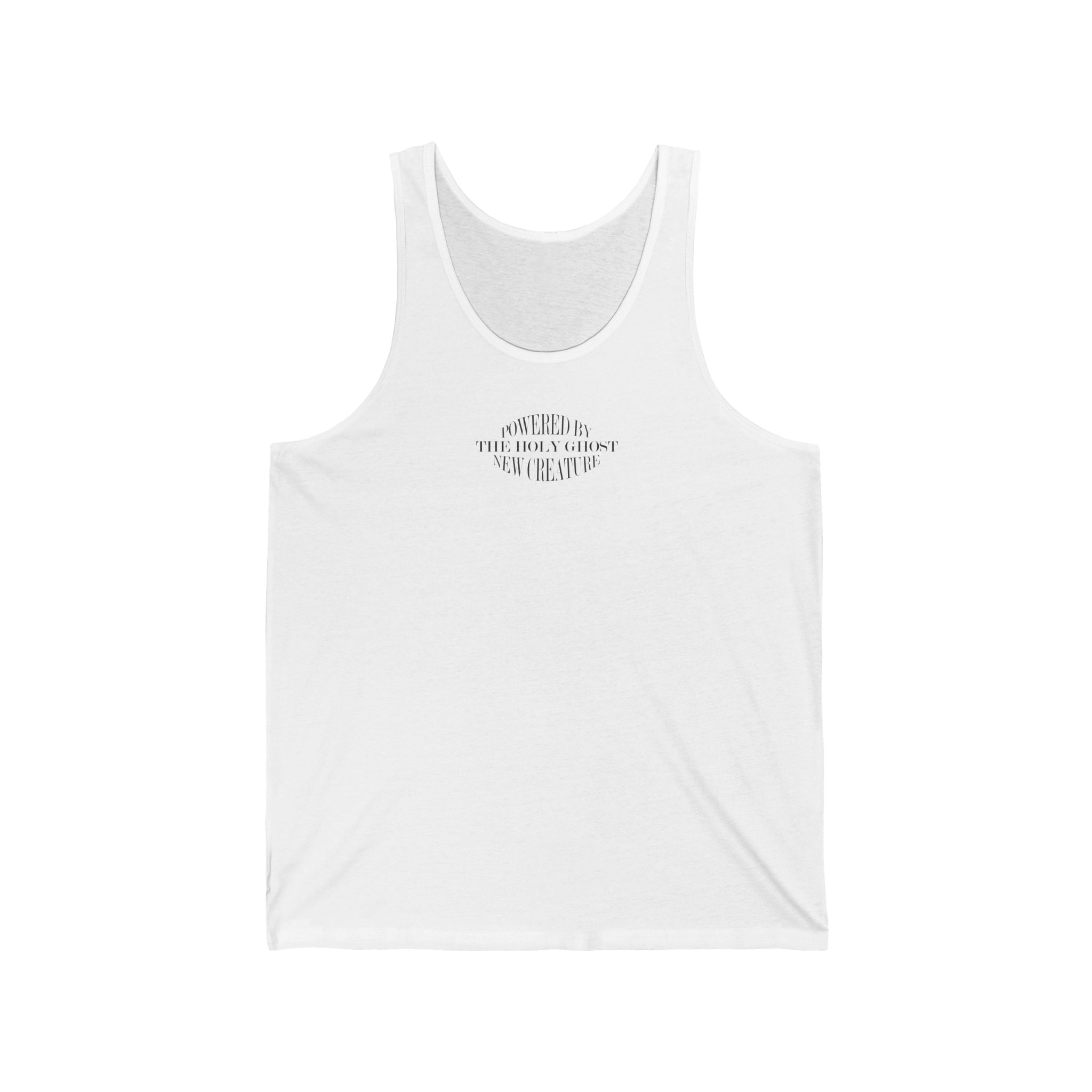 Powered By The Holy Ghost Tank Top – New Creature